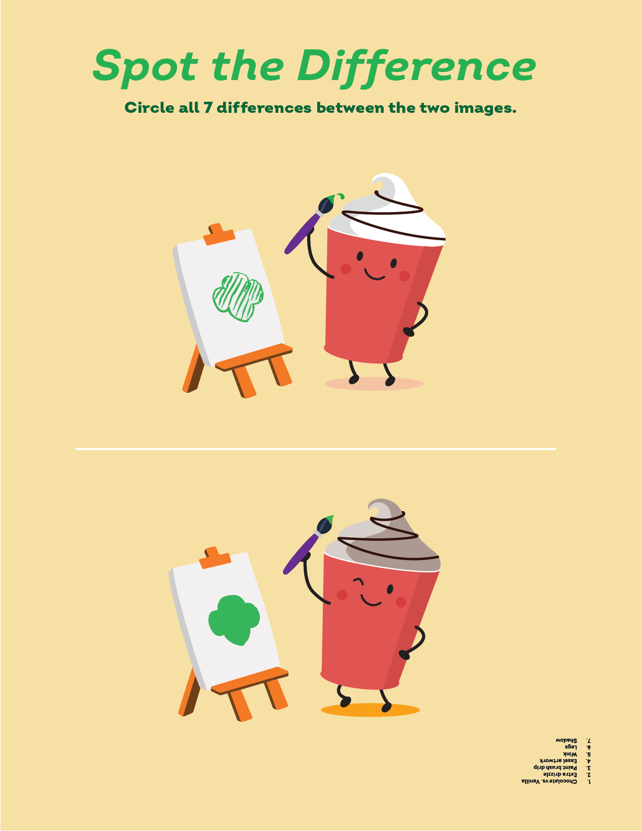 Wendy's® | Wendy's Thin Mints Frosty Activity Book